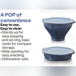 Tupperware | Kitchen | Tupperware Wow Pop Microwave Popcorn Maker ...